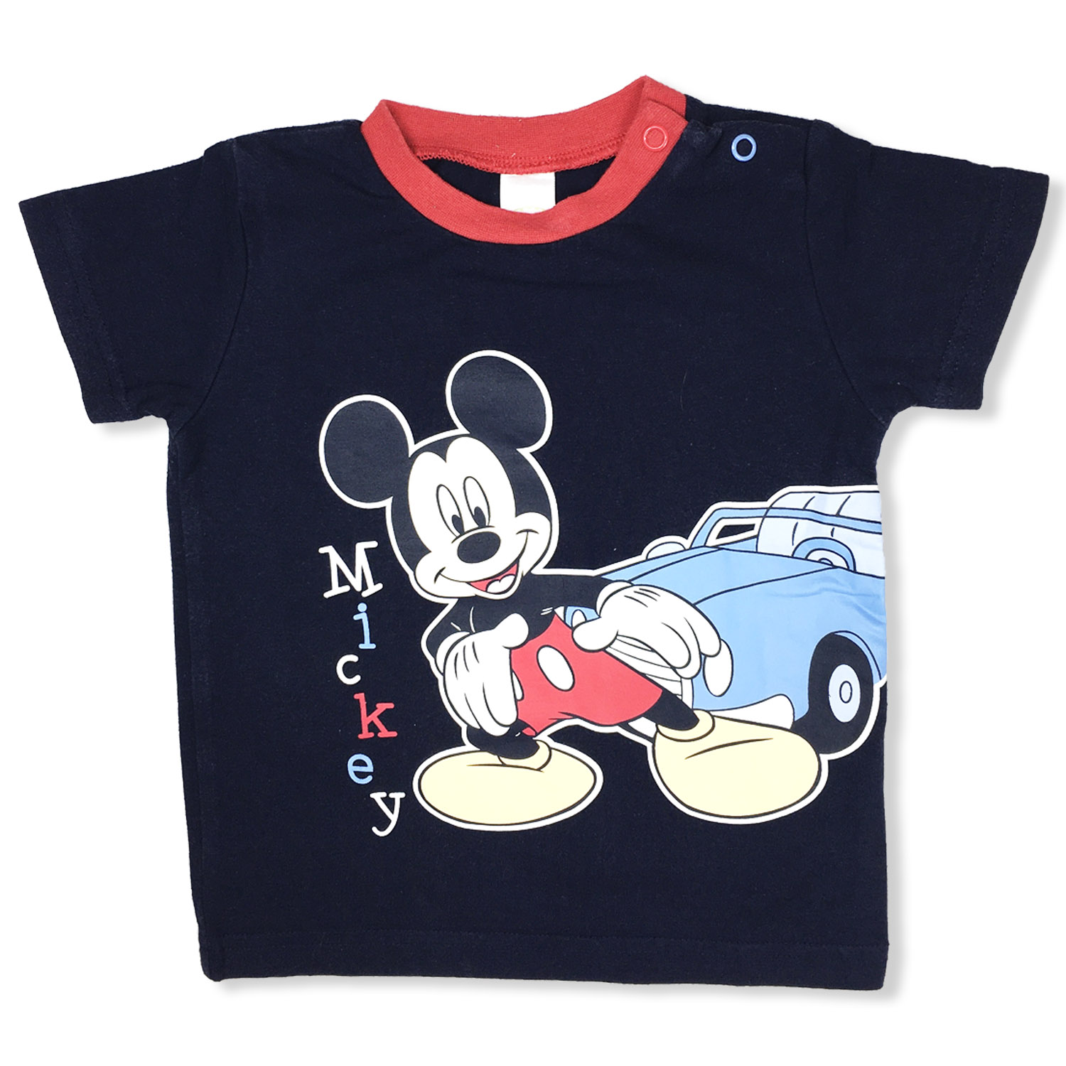 T shirt MICKEY Bleu B b Gar on B b Fille Yelaa t-shirt-mickey-bleu-b-b-gar-on-b-b-fille-yelaa