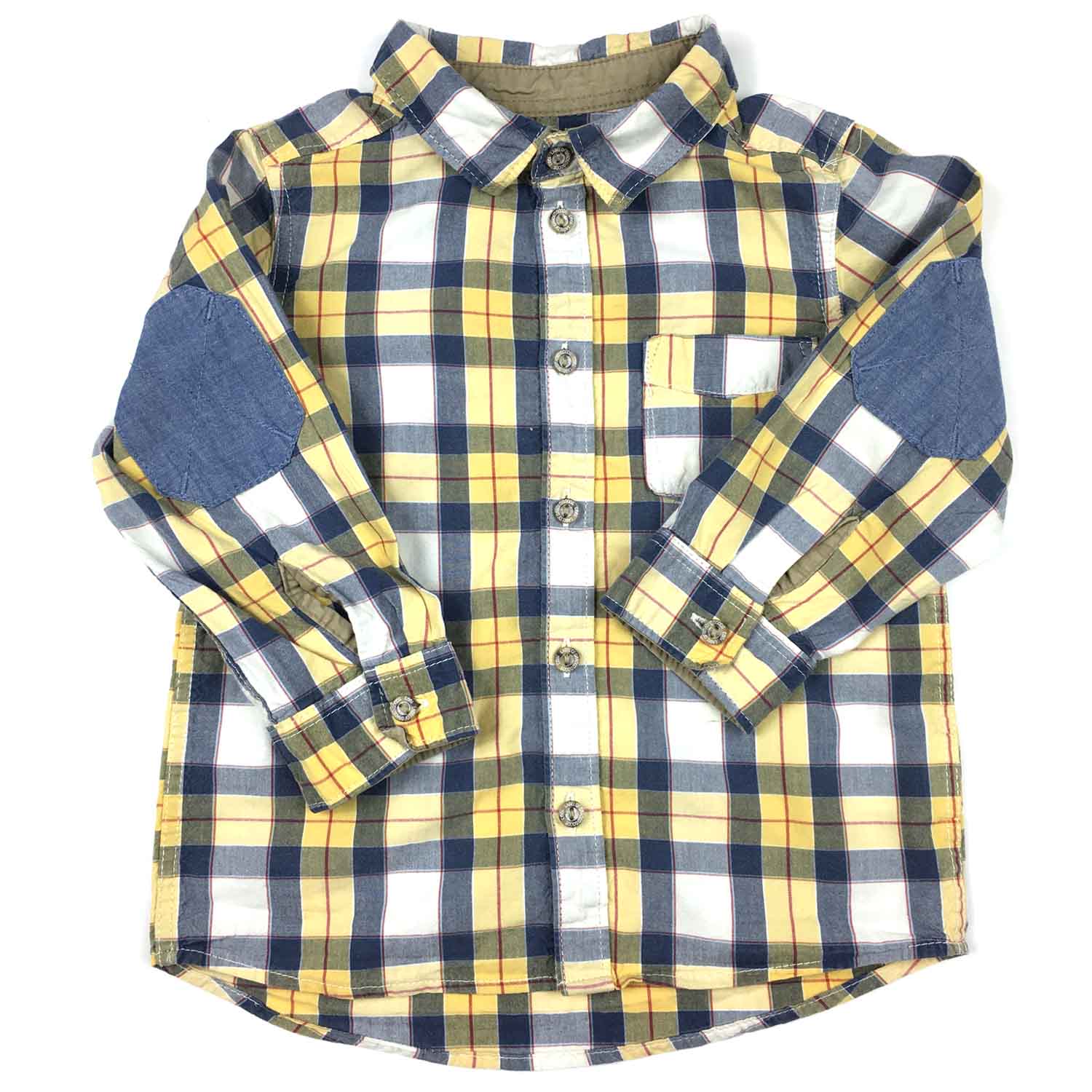 Chemise Jaune Bleu B b Gar on Yelaa Chemise Jaune Bleu B b Gar on Yelaa